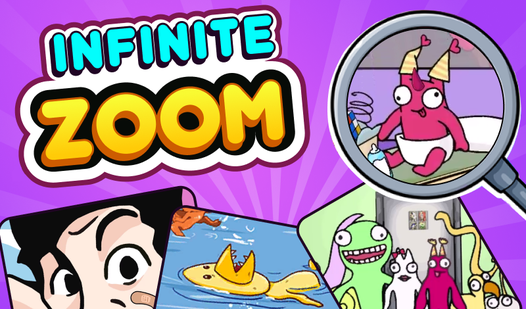 Infinite ZOOM (โดย Zhidkij kot):เล่นออนไลน์ฟรีบน Playhop