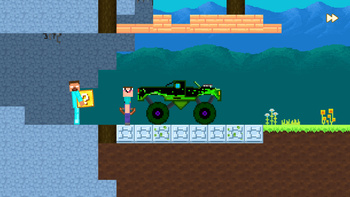 Noob and Herobrine vs Hacker: Adventure (por New Generation Games ...