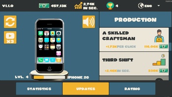 Smartphone Factory Clicker (by XA-Games): Play Online For Free On Playhop