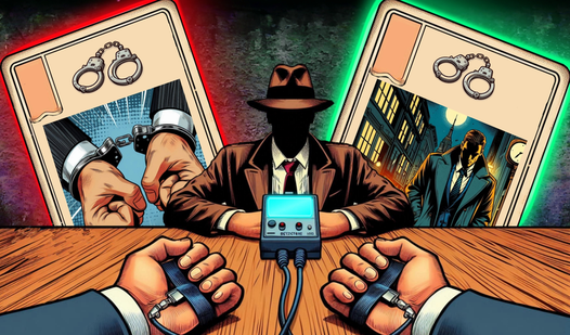 Lie detector. Detective interrogation (by Dreambyte Studio): Play Online For Free On Playhop