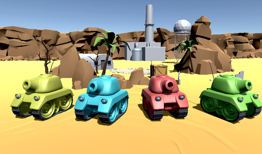 Tank Battle (2, 3, 4 players) (by 1Pixel Games): Play Online For Free ...