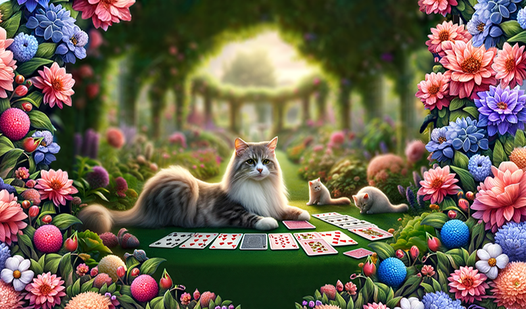 Cat's Solitaire (by Fluffy Pixels): Play Online For Free On Playhop