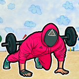 Escape From Squid Game, Push Up Simulator: Playhopで無料オンラインプレイ