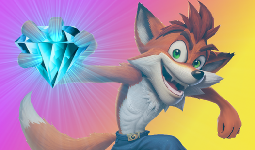 Funny fox: Only up! （由 Sharashurka):网上免费玩 Playhop