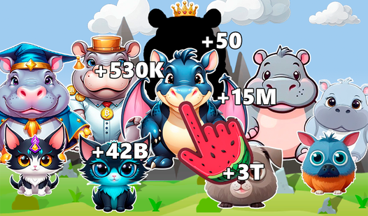 Hippo Evolution: Clicker （由 DDevStudio):网上免费玩 Playhop