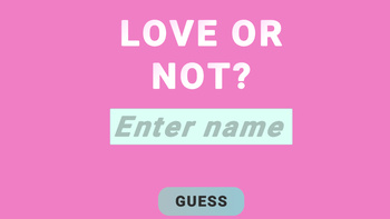 Love or not? （GStud開発）: Playhopで無料でオンラインプレイ