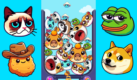 Merge Memes Puzzle （由 Luchshie besplatnye igry):网上免费玩 Playhop