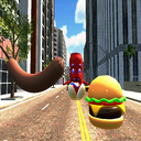Sausage vs Burger - Zombie Cola: Juega en línea gratis en Playhop