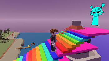 Obby in Search of Sprunki (por Teamdream): Juega Gratis Online en Playhop