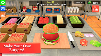 Burger Restaurant Simulator 3D (by MirraGames): Play Online For Free On ...
