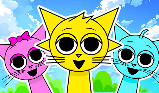 Sprunki Cats (van APBorK): speel gratis online op Playhop