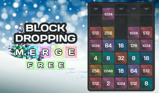 Block Dropping Merge FREE （Th0mas開発）: Playhopで無料でオンラインプレイ