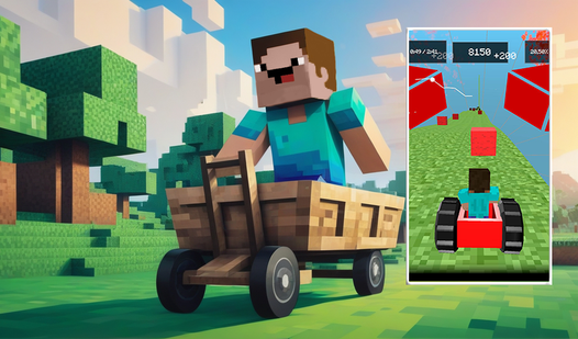 Noob Rides a Music Cart (by ivd--yim): Play Online For Free On Playhop