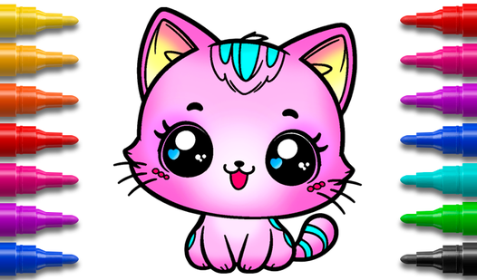 Cat Coloring Game (by Girls Games Puzzles): Play Online For Free On Playhop