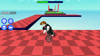 Obby but You're on a Bike (by GingerPlay): Play Online For Free On Playhop