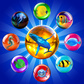 Fish Merge: Underwater Adventure （由 PanGames):网上免费玩 Playhop