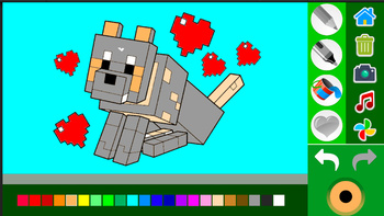 Coloring book: Minecraft (por KULIKOV): Juega Gratis Online en Playhop