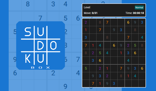 Sudoku Box (per turbo_developer_kovex): Juega Gratis Online en Playhop