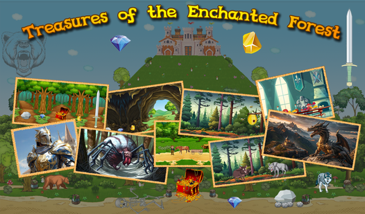 Treasures of the enchanted forest （由 K-Games):网上免费玩 Playhop