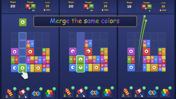 Color Mix - Jelly Merge (by MirraGames): Play Online For Free On Playhop