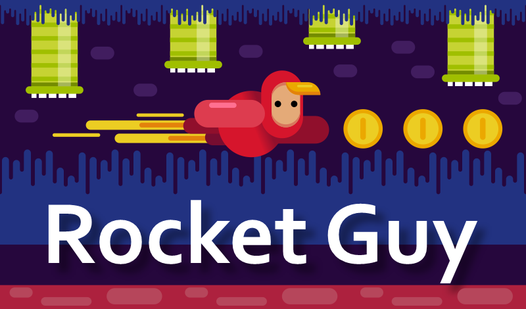 Rocket Guy (per FlatGames): Juega Gratis Online en Playhop