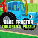 Blue Tractor children's puzzle (oleh AlekseyGame): Mainkan Online ...