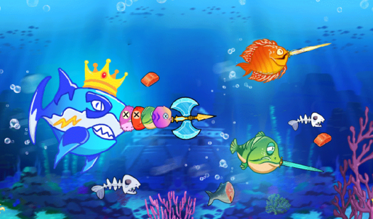 Fish IO: Be the King (by CyberNex Studios): Play Online For Free On Playhop