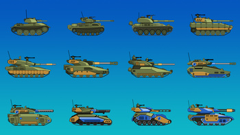 Defender: Tanks Merge (由 Xitok): 在 Playhop 上免费在线玩