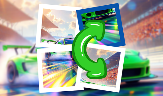 Mix Puzzle: Cars （Thunder Games Show開発）: Playhopで無料でオンラインプレイ