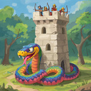Castle Battle: Snake Shooter (van NS): speel gratis online op Playhop