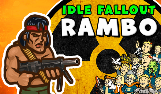 Idle Fallout Rambo: Juega Gratis Online en Playhop