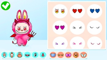 Labubu - create your own monster! (by Kumiho): Play Online For Free On ...