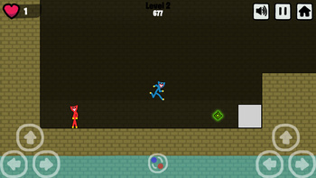 Red and Blue Stickman Huggy: Play Online For Free On Playhop