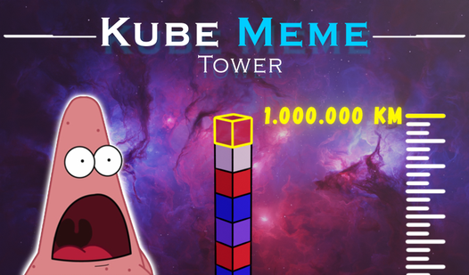 Kube Meme Tower （由 Arsenij Kolotvinov):网上免费玩 Playhop