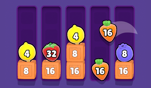 Fruit Sort 2048 Puzzle (per Yellow Turtle): Juega Gratis Online en Playhop
