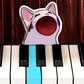 Pop Cat Piano (โดย AniMusic):เล่นออนไลน์ฟรีบน Playhop