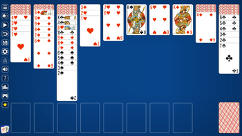 Spider Solitaire - Big Cards (by QGamz): Play Online For Free On Playhop