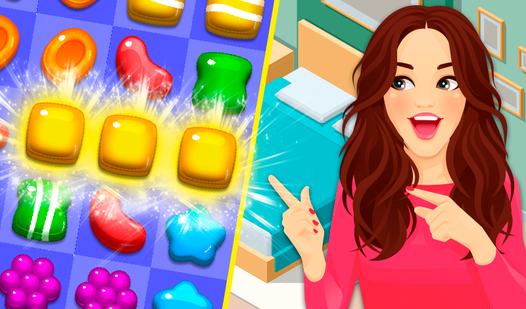 Interior Design: Dream House Match 3 (by Girls Games Puzzles): Play ...