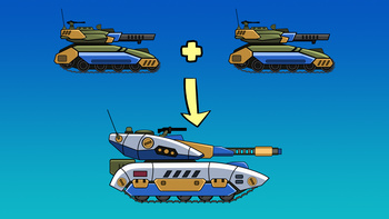 Defender: Tanks Merge (由 Xitok): 在 Playhop 上免费在线玩