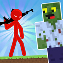 Red stick vs zombie (by Alien): Play Online For Free On Playhop