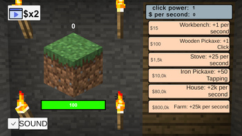 Mine clicker: dig blocks (by High-Quality Games): Play Online For Free ...