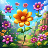 Flower Blast: Juega en línea gratis en Playhop