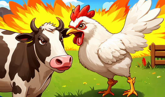 Chicken Chaos: The Return of the Bird （SPRIT-GAME開発）: Playhopで無料でオンラインプレイ