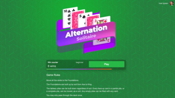Alternation Solitaire (by razlozhi): Play Online For Free On Playhop