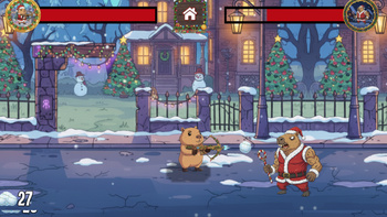 Capybara Winter Curse (iňlisçe: FaBuKaStudio): Playhop-da Mugt Onlaýn Oýnaň