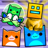 Dash Cats in Geometry Mod! MOD Sandbox! (by JellyLab): Play Online For ...