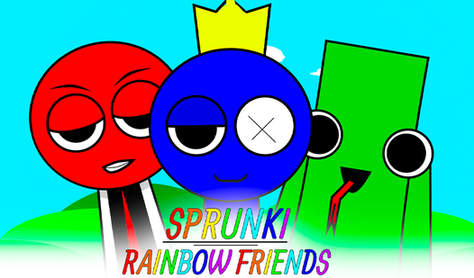 Sprunki Rainbow Friends （由 FunnyGames Studio):网上免费玩 Playhop