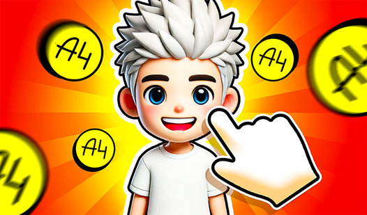 А4 Кликер - Тапай Влада Бумагу А4 (by A4 games): Play Online For Free On Playhop