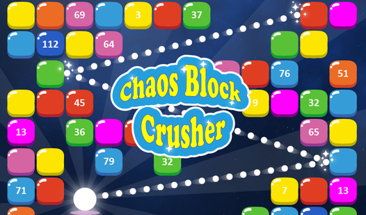 Chaos Block Crusher game play free online on Playgama (by TeaRRRex)