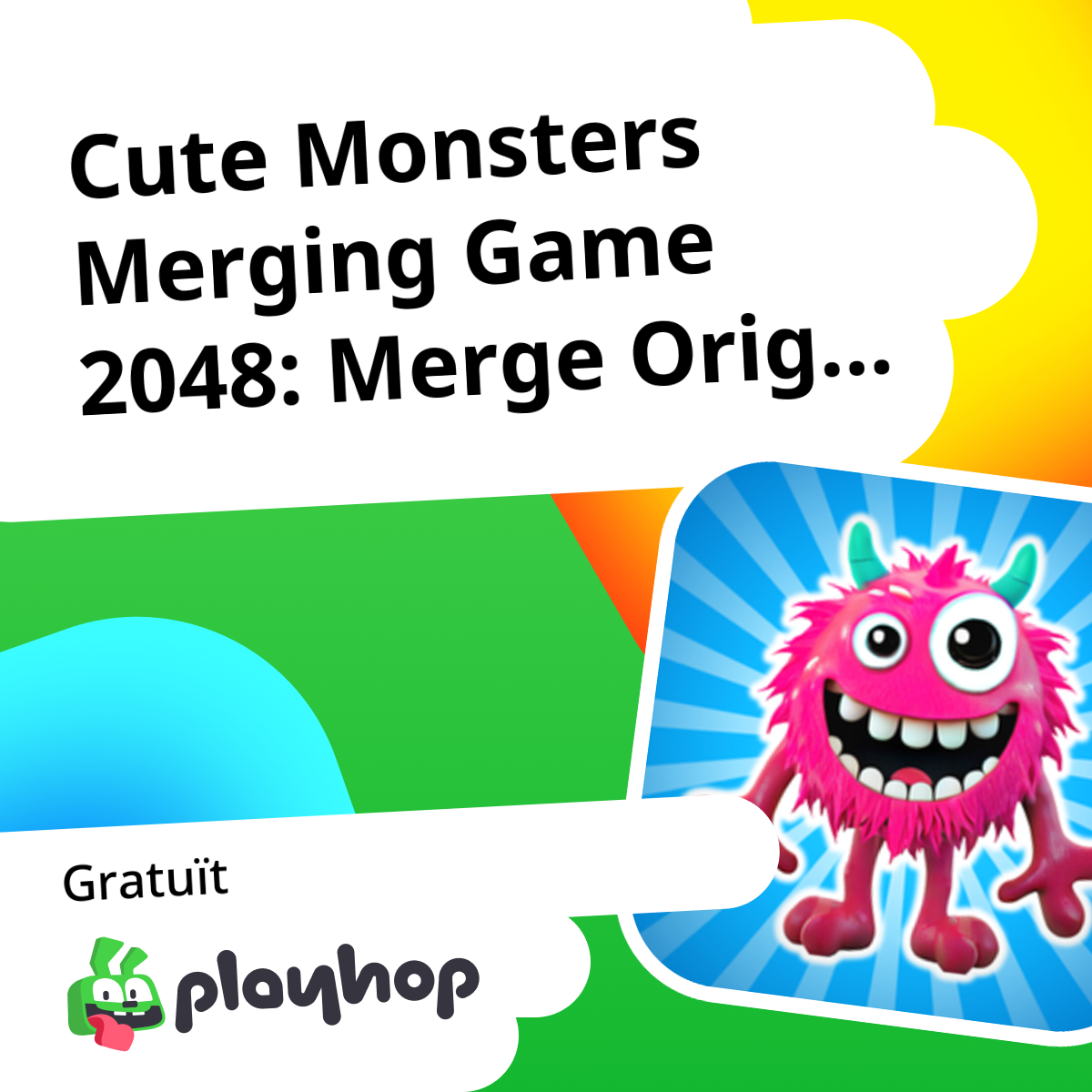 Cute Monsters Merging Game 2048: Merge Original (per Muon Games): Juga ...